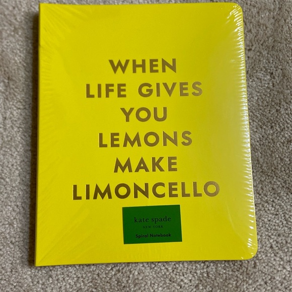Office | Kate Spade Limoncello Spiral Notebook | Poshmark